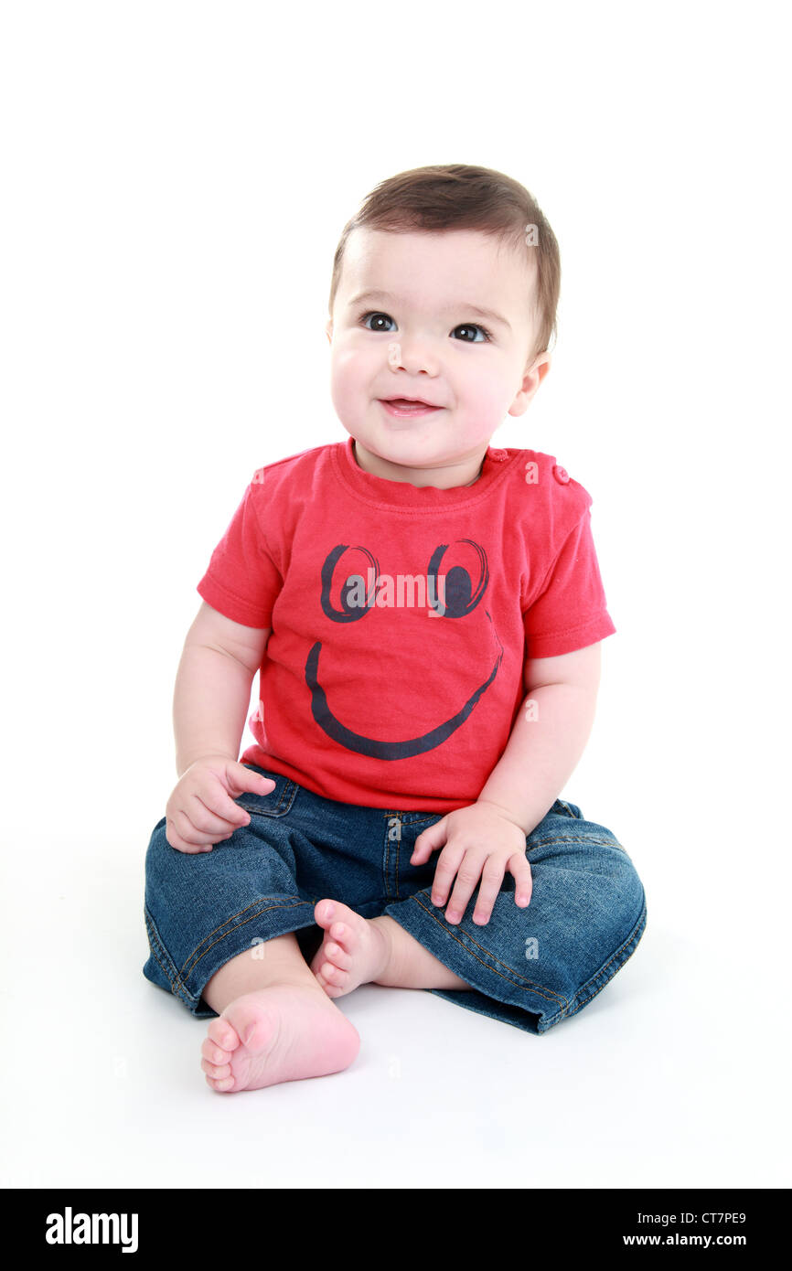 Smiley face baby hi-res stock photography and images - Alamy