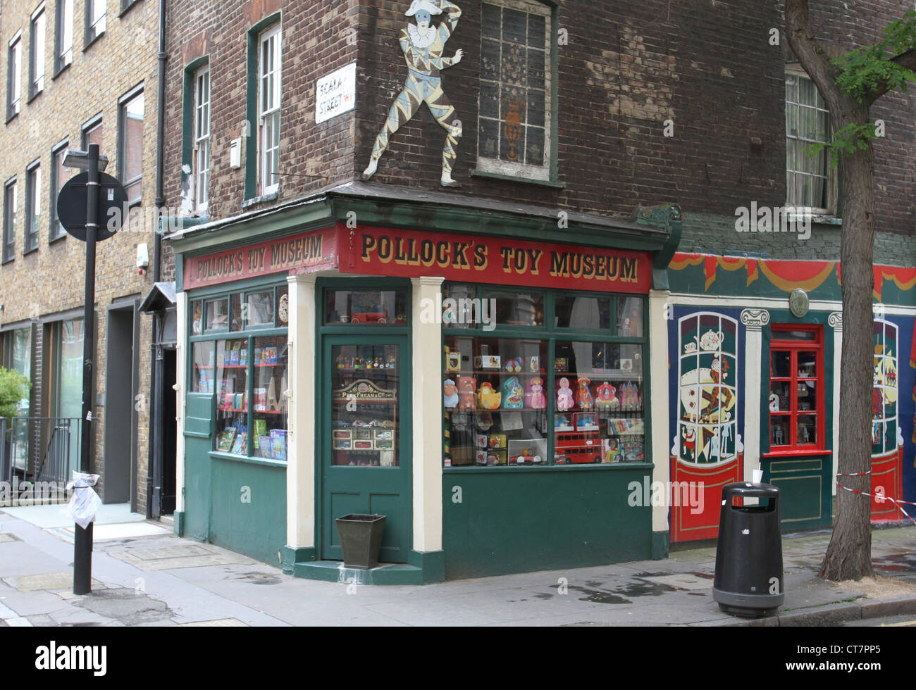Exterior of Pollock's Toy Museum London UK July 2012 Stock Photo - Alamy