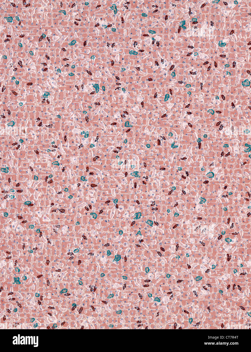 Vintage American Wallpaper Pattern 1930s Stock Photo - Alamy