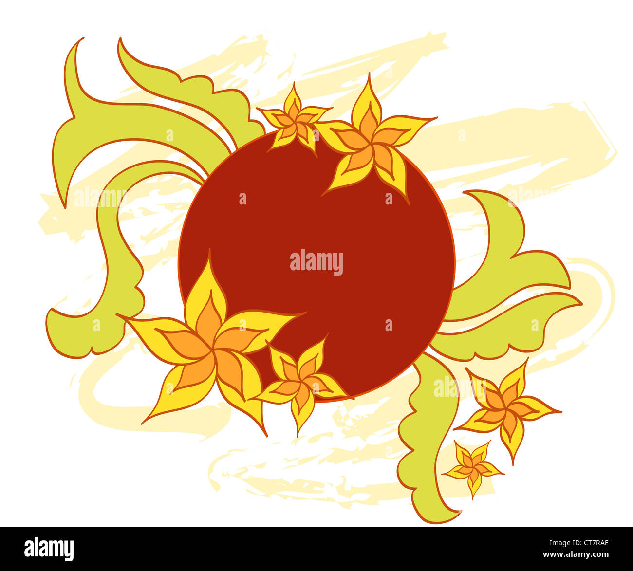 Print for art flowers Cut Out Stock Images & Pictures - Alamy