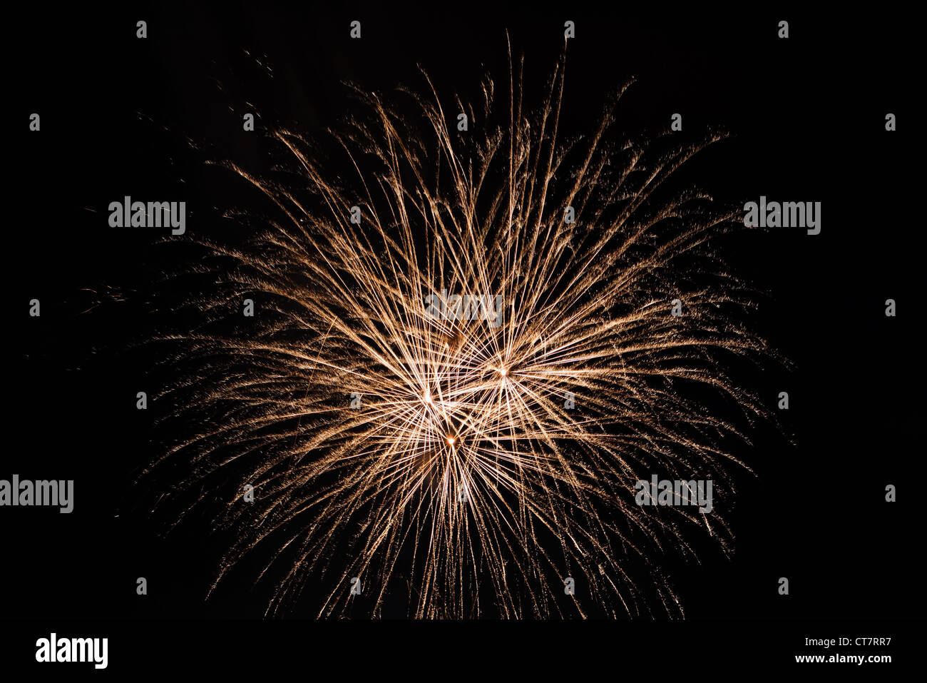 fireworks on the black background Stock Photo - Alamy