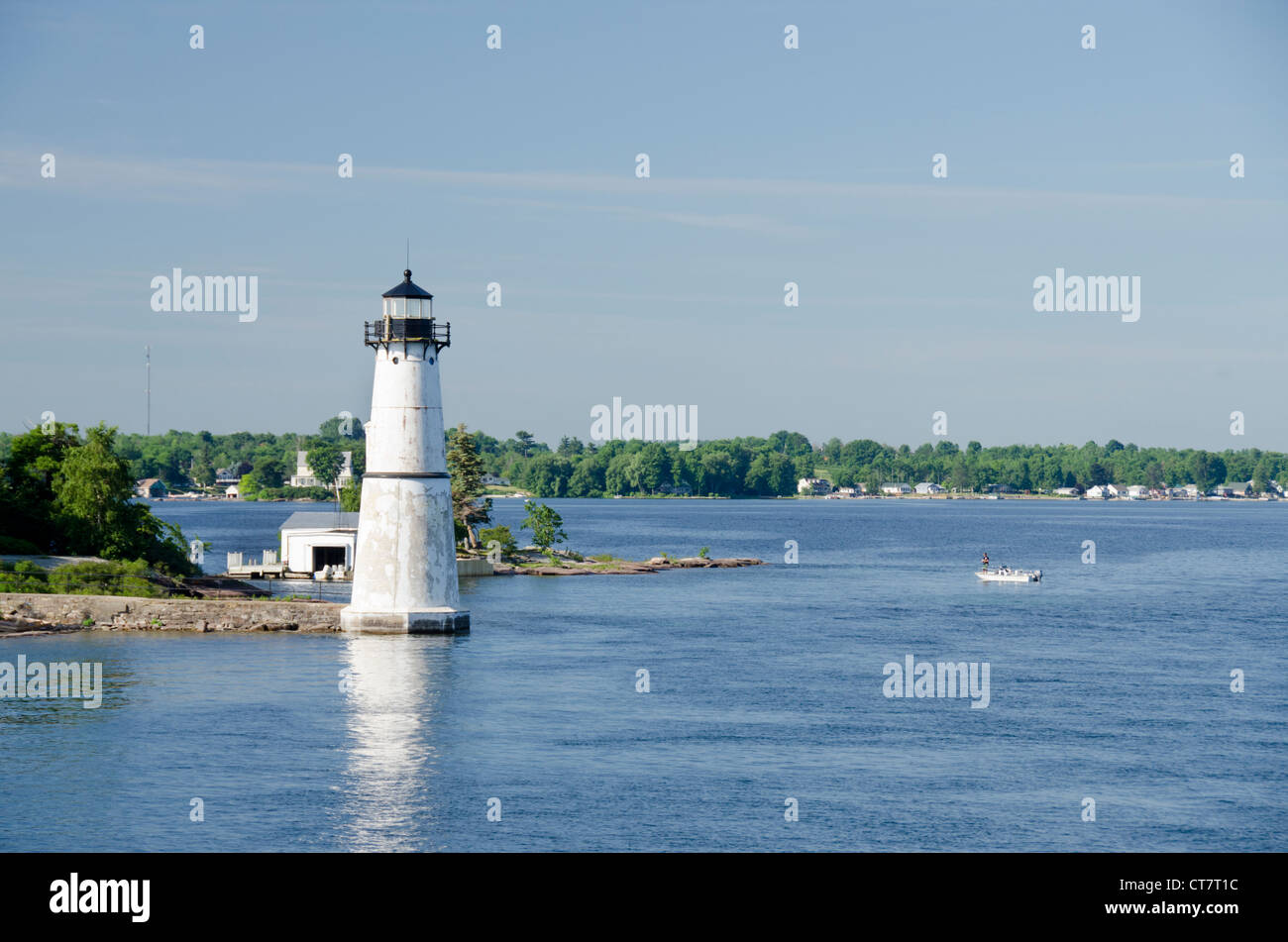 New York, St. Lawrence Seaway, Thousand Islands. The "American Narrows ...