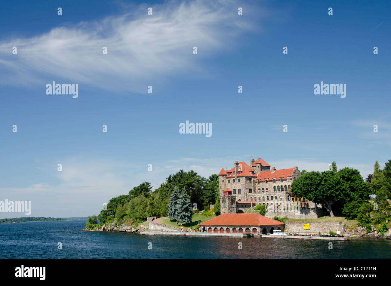 New York, St. Lawrence Seaway, Thousand Islands. The "American Narrows ...