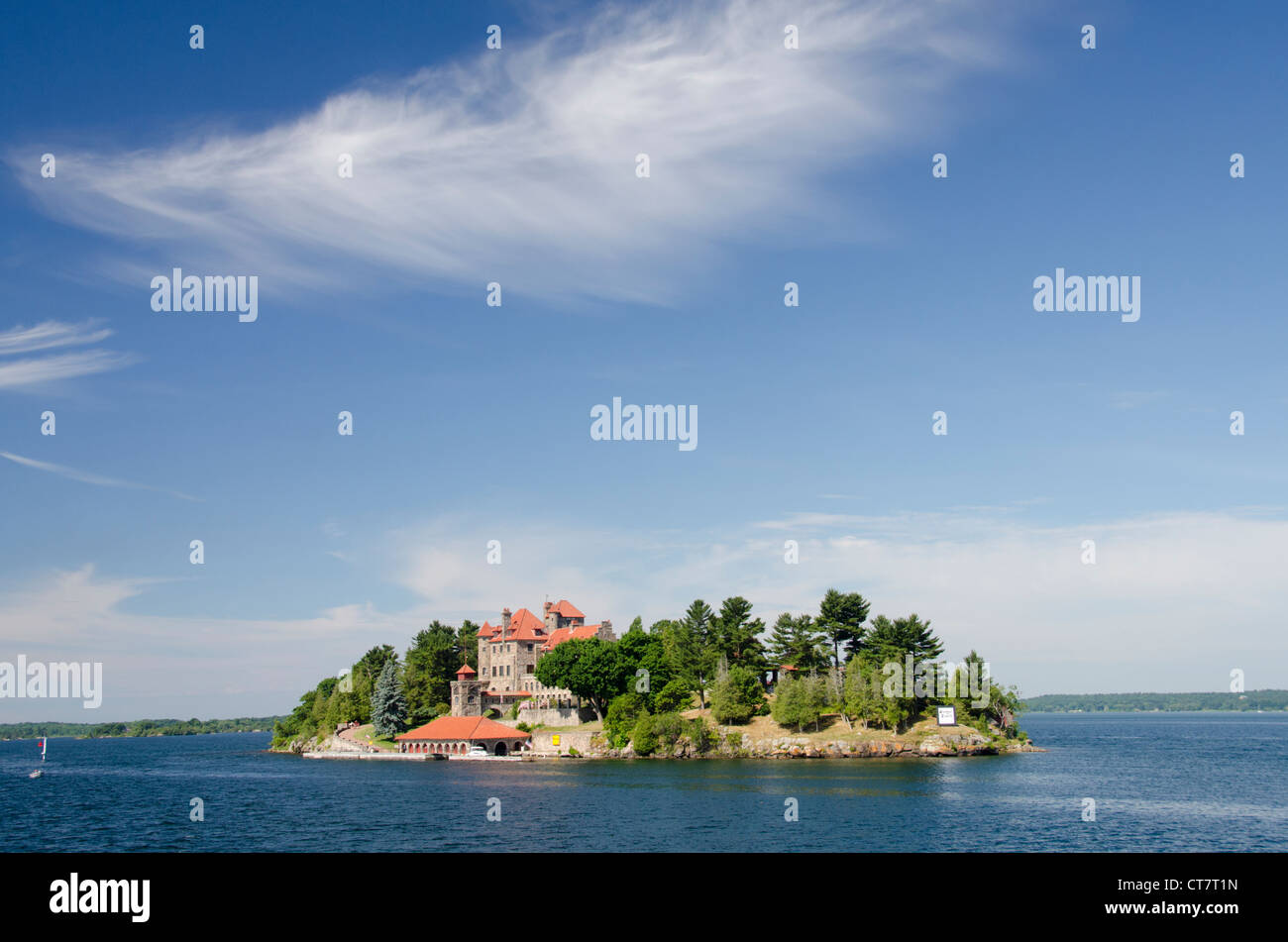New York, St. Lawrence Seaway, Thousand Islands. The "American Narrows ...