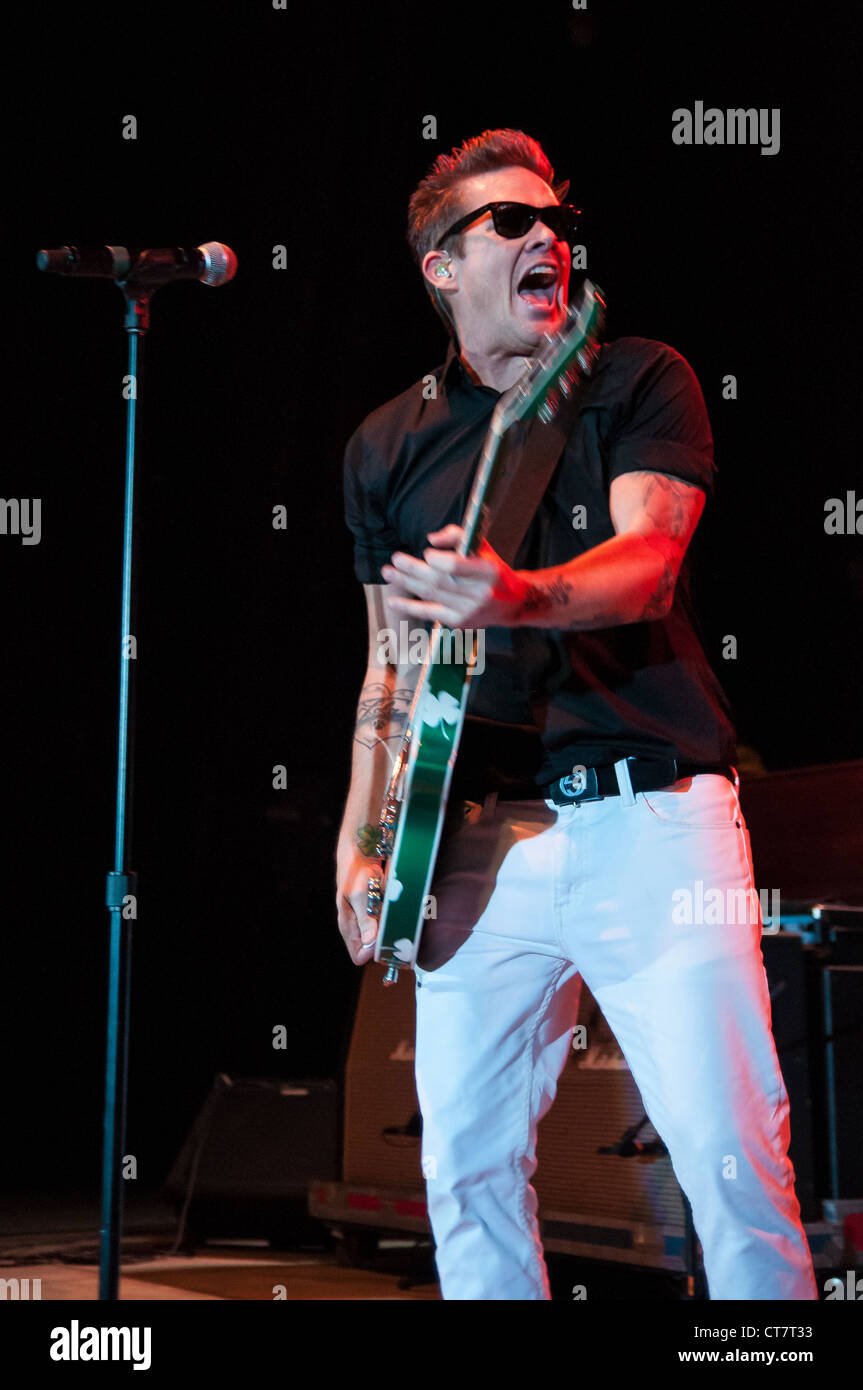 Sugar Ray performing live at the LC Pavilion in Columbus, Ohio on the ...