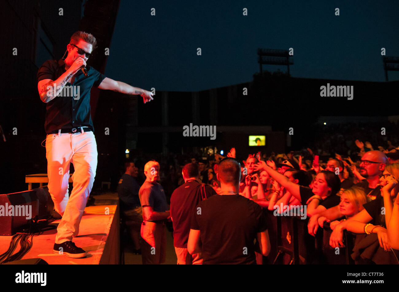 Sugar Ray performing live at the LC Pavilion in Columbus, Ohio on the ...