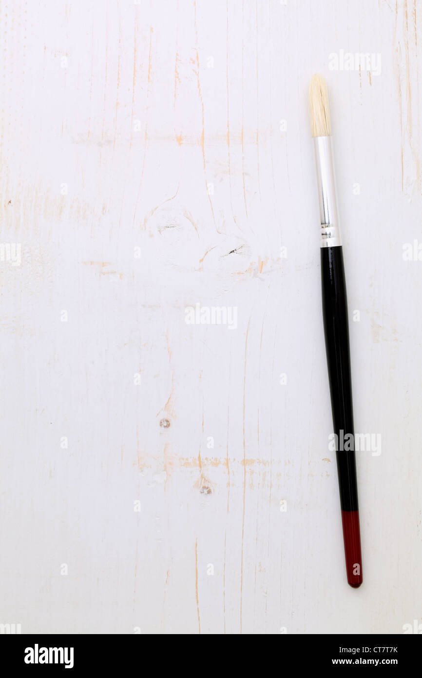 paintbrush on white background Stock Photo - Alamy