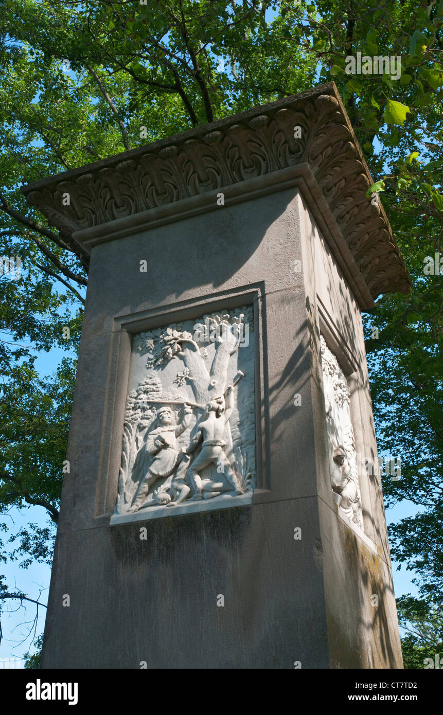 Kentucky, Frankfort, Frankfort Cemetery Daniel Boone's Grave Stock ...