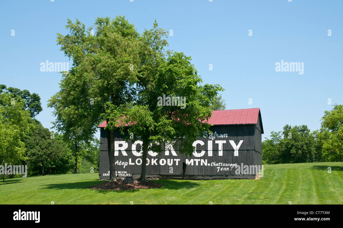 Old Rock City Barn Rock City Gardens | A Rock City Iconic Barn Wrapped