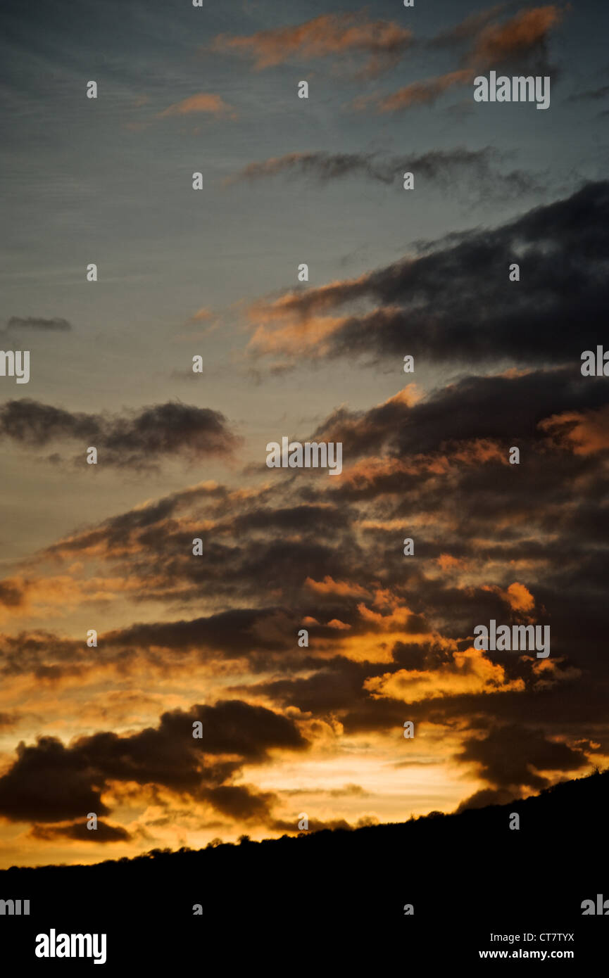 Beautiful sunset in Kenya, Africa Stock Photo - Alamy