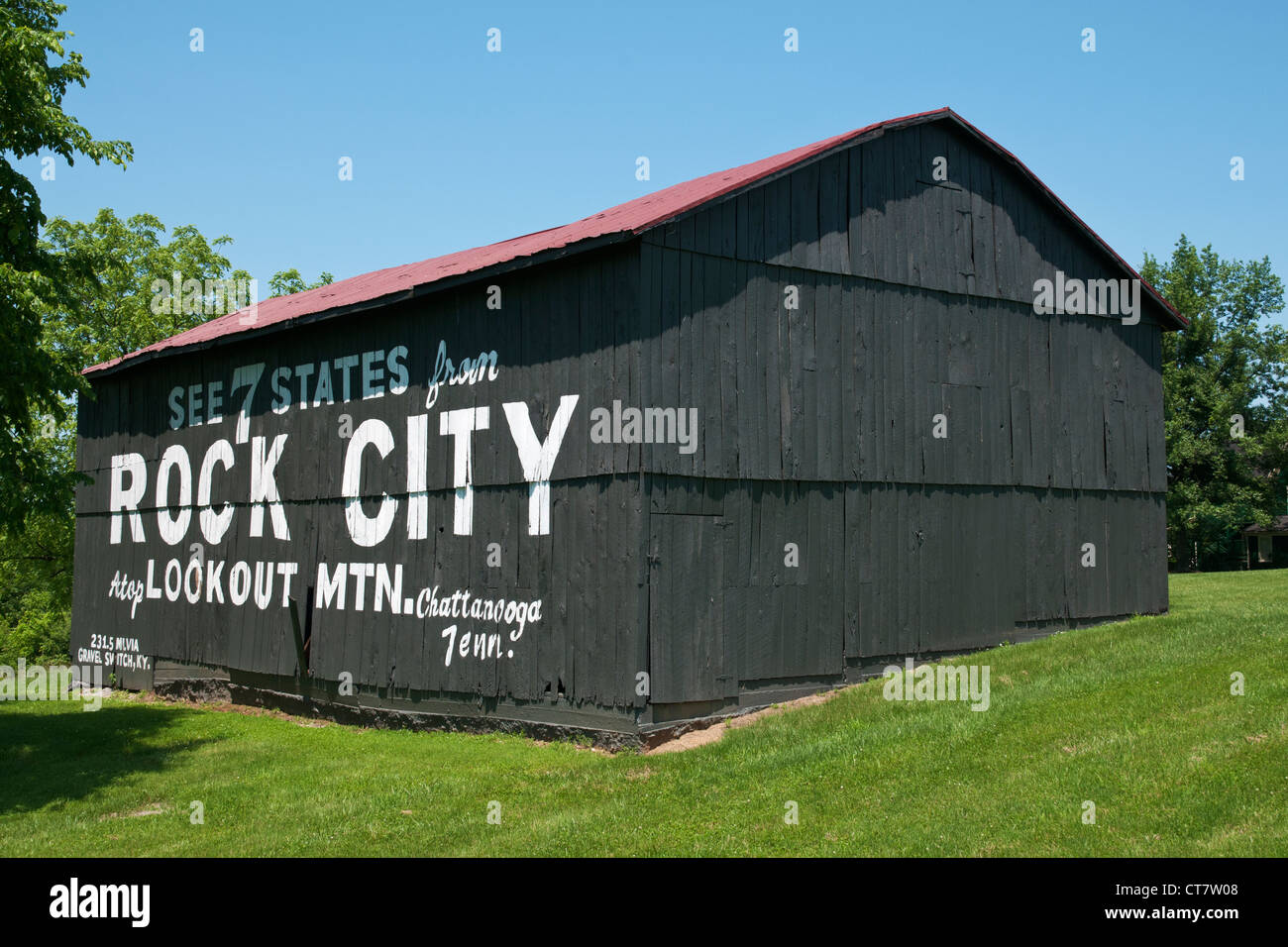Old Rock City Barn Rock City Gardens | A Rock City Iconic Barn Wrapped