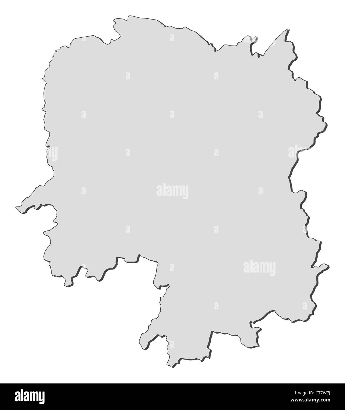 Map of Hunan, a province of China Stock Photo - Alamy