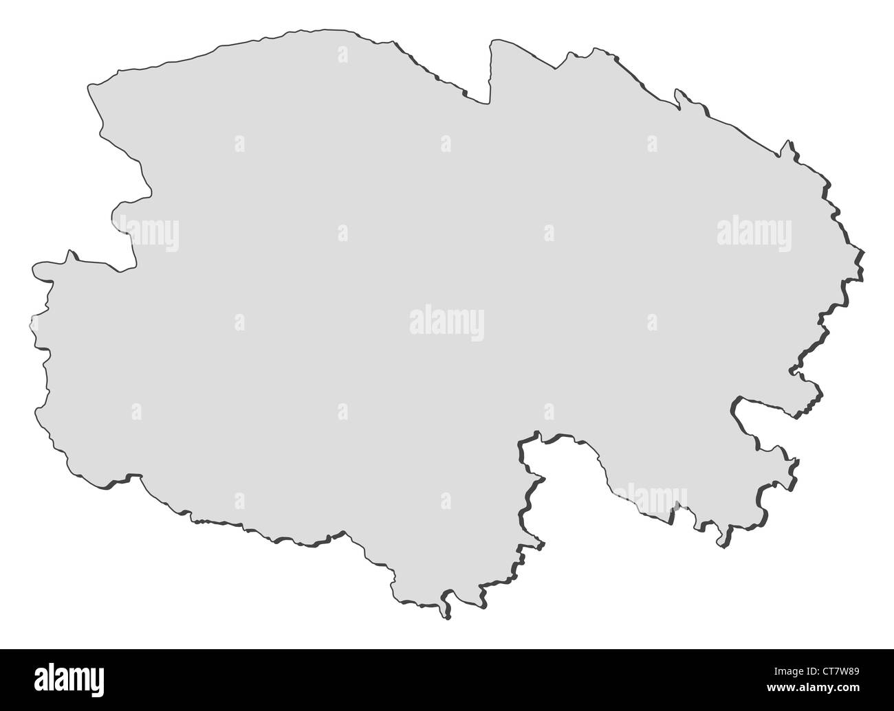 Map of Qinghai, a province of China Stock Photo - Alamy