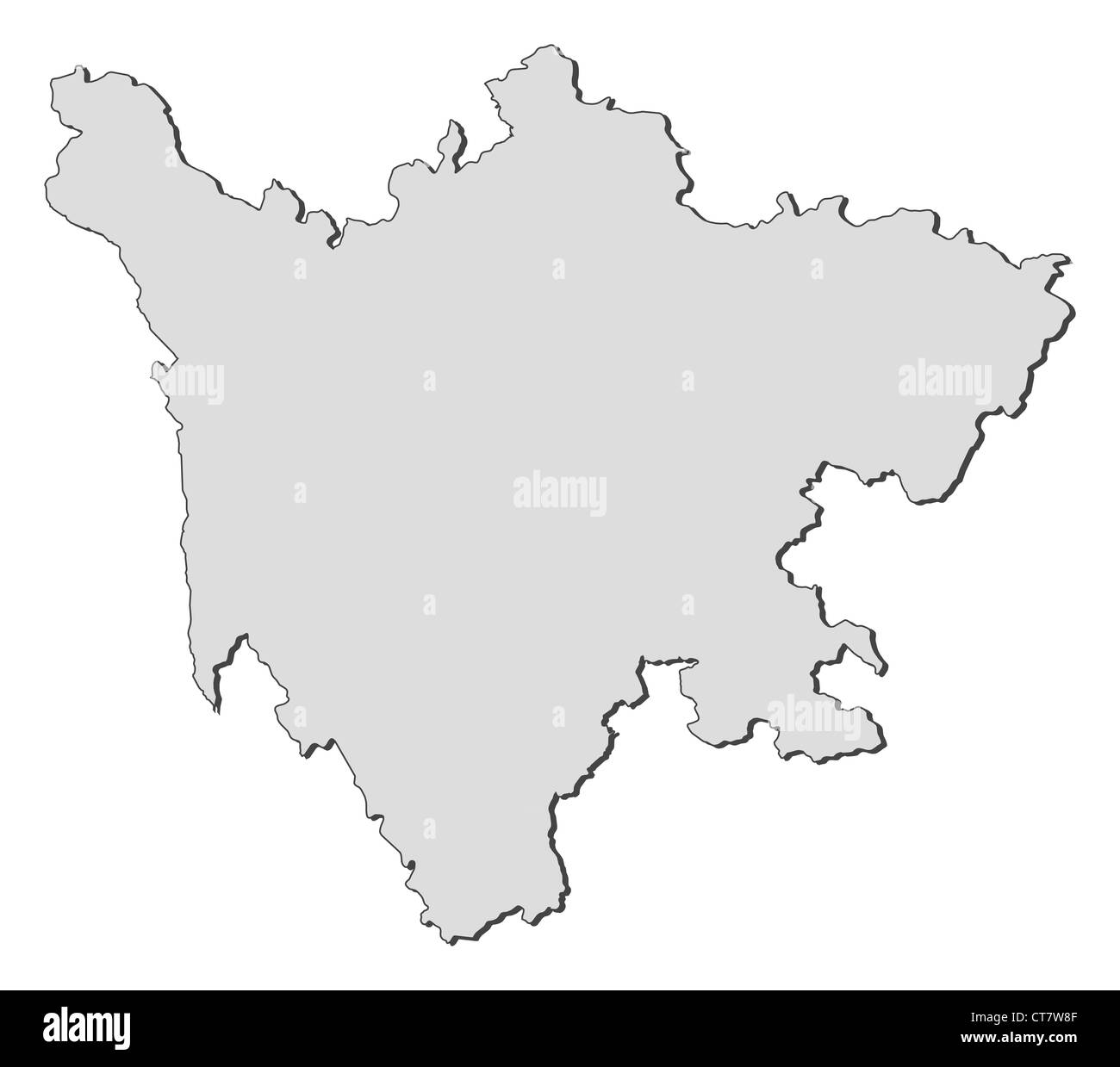 Map of Sichuan, a province of China Stock Photo - Alamy