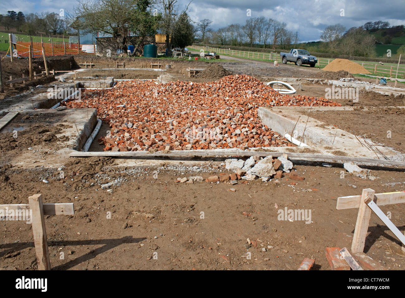 Brick infill hi-res stock photography and images - Alamy
