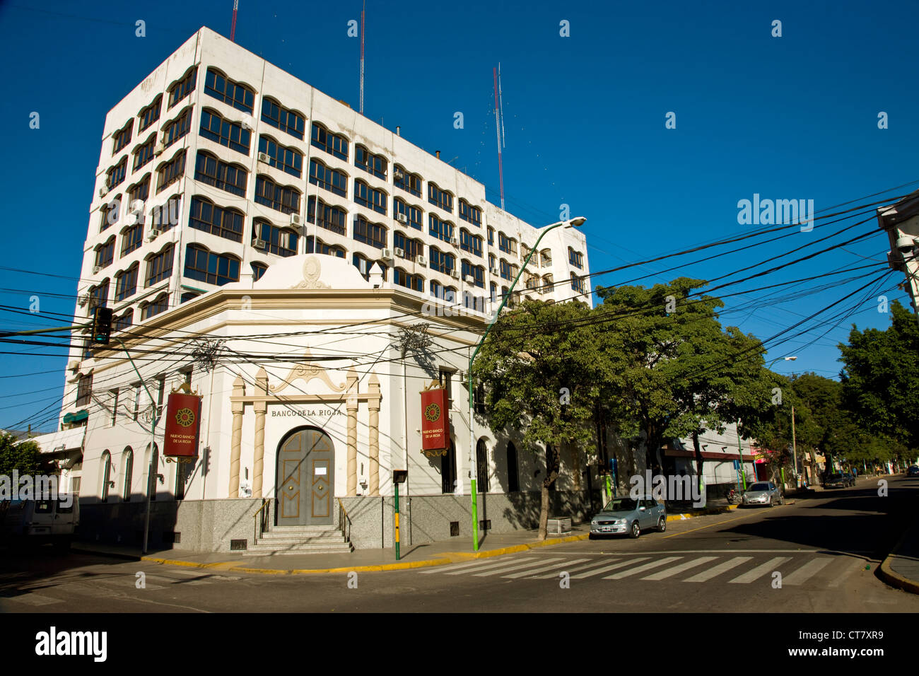 General view of town Stock Photo - Alamy