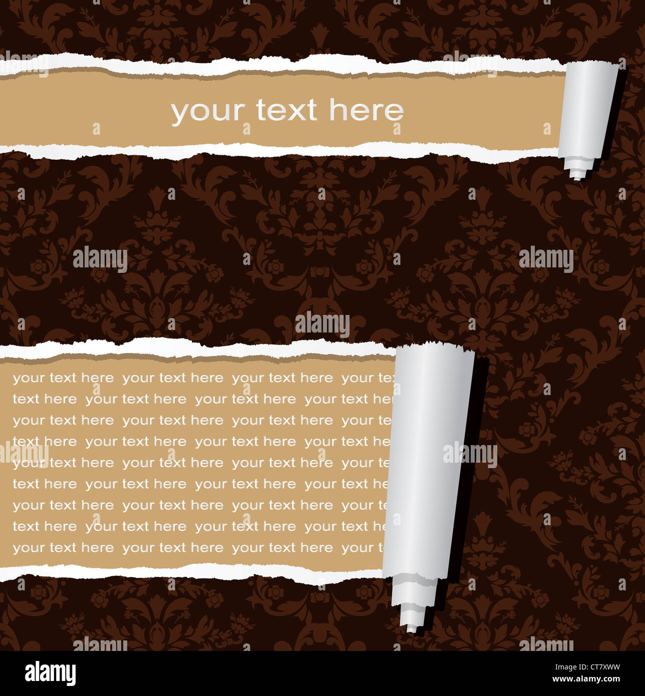 vector ripped paper Stock Photo - Alamy