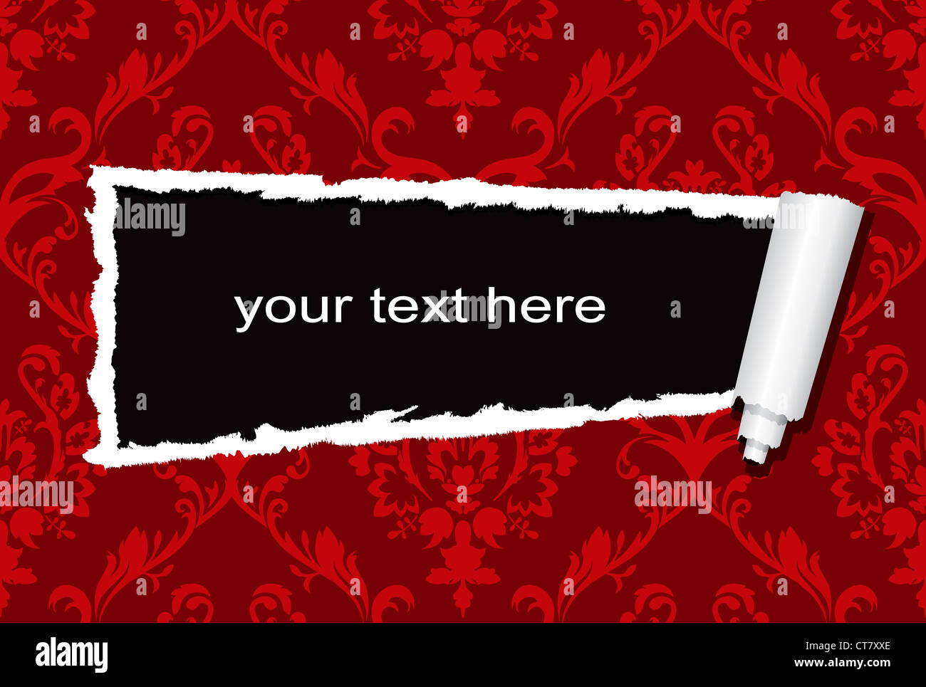 vector ripped paper Stock Photo - Alamy