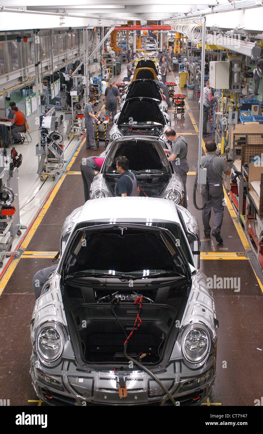 Porsche Production in Stuttgart-Zuffenhausen Stock Photo - Alamy