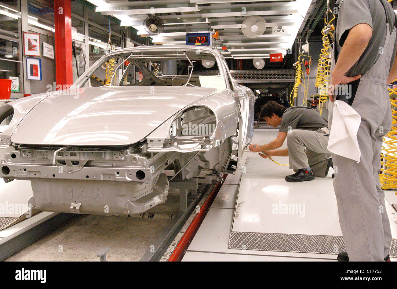 Porsche Production in Stuttgart-Zuffenhausen Stock Photo - Alamy