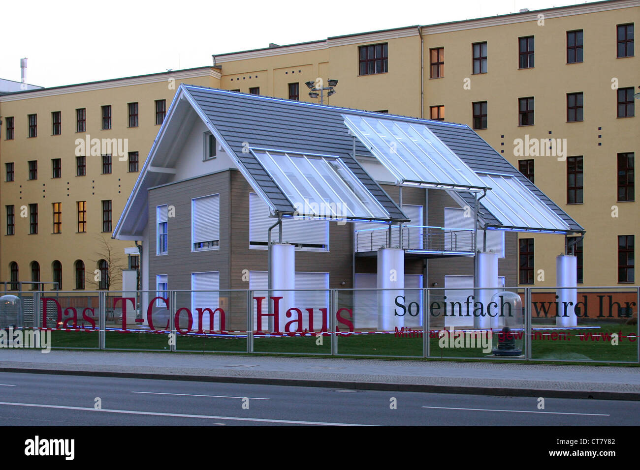 Berlin, T-Com House, home of the future Stock Photo - Alamy