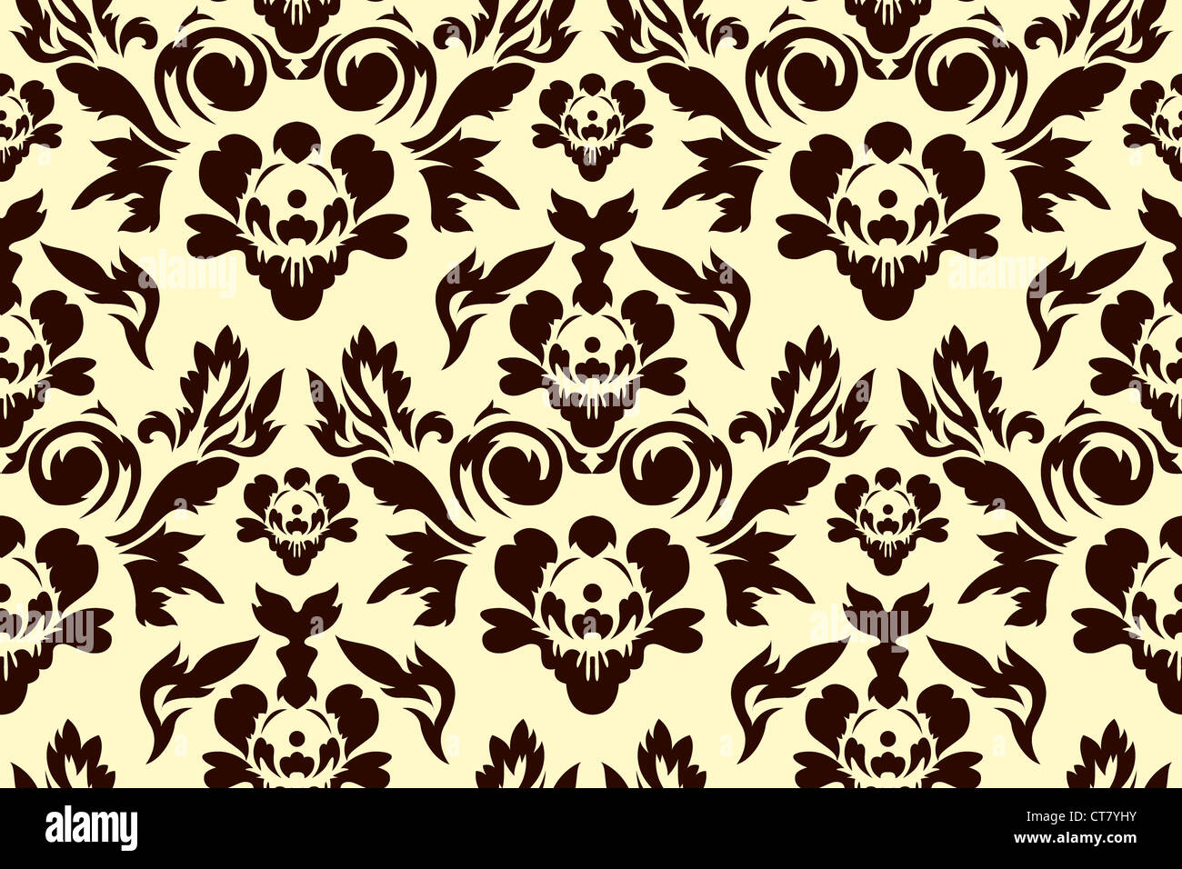 seamless baroque pattern Stock Photo - Alamy