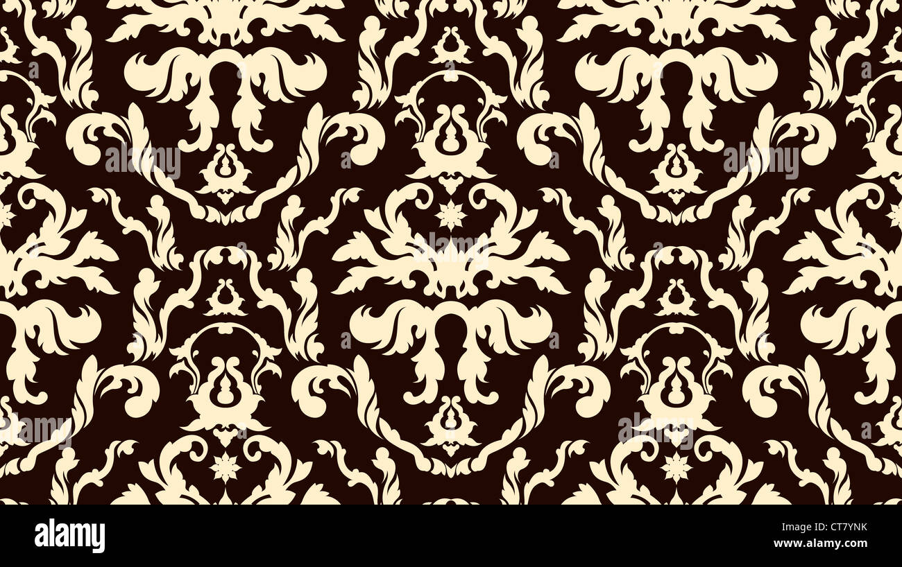 seamless baroque pattern Stock Photo - Alamy