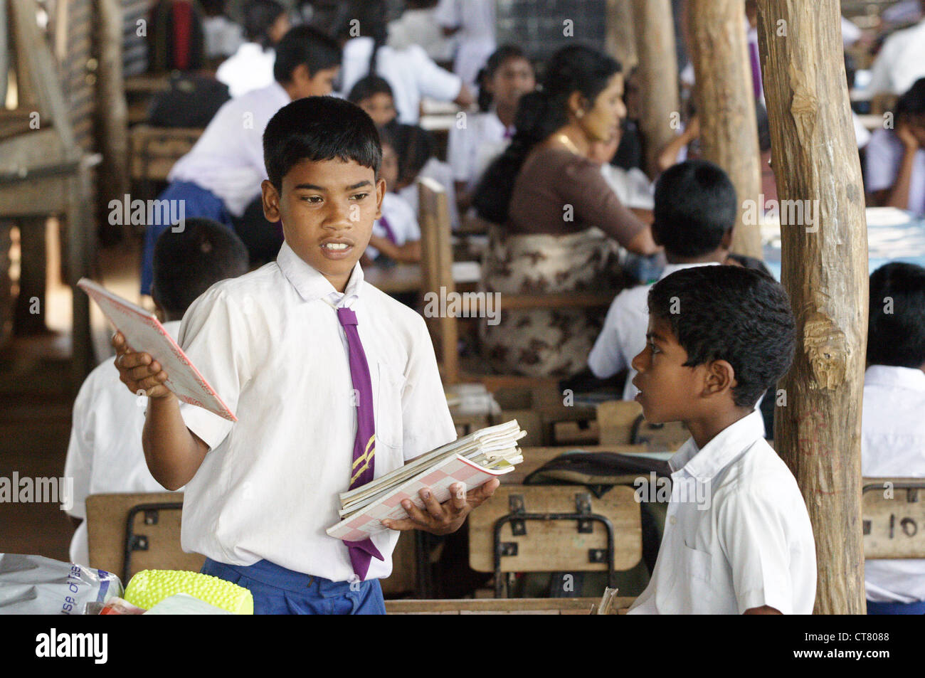 Education in Trincomalee Stock Photo - Alamy