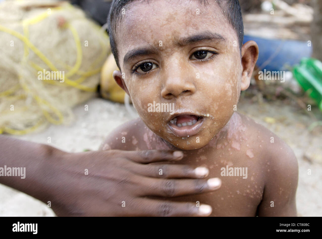 Portrait traumatized boy hi-res stock photography and images - Alamy