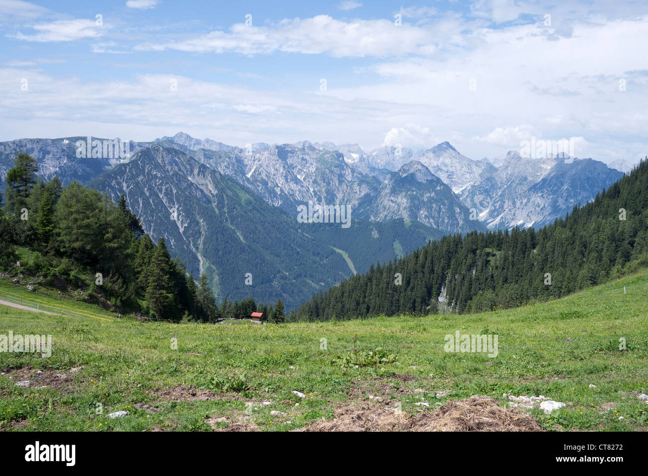 Rofan mountain panorama in Tyrol, Austria Stock Photo - Alamy