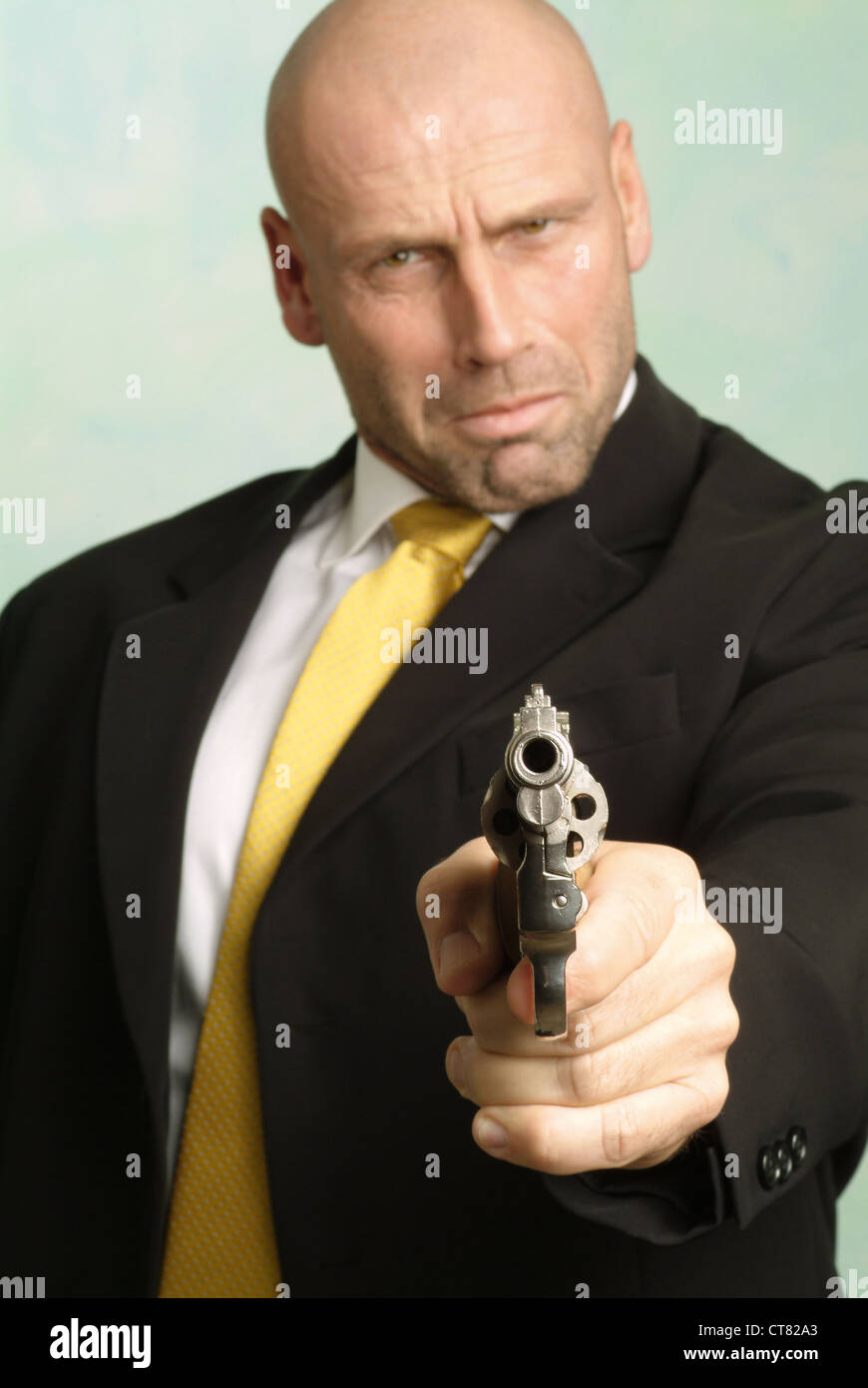 Vertical vertical vertical gun man hi-res stock photography and images ...