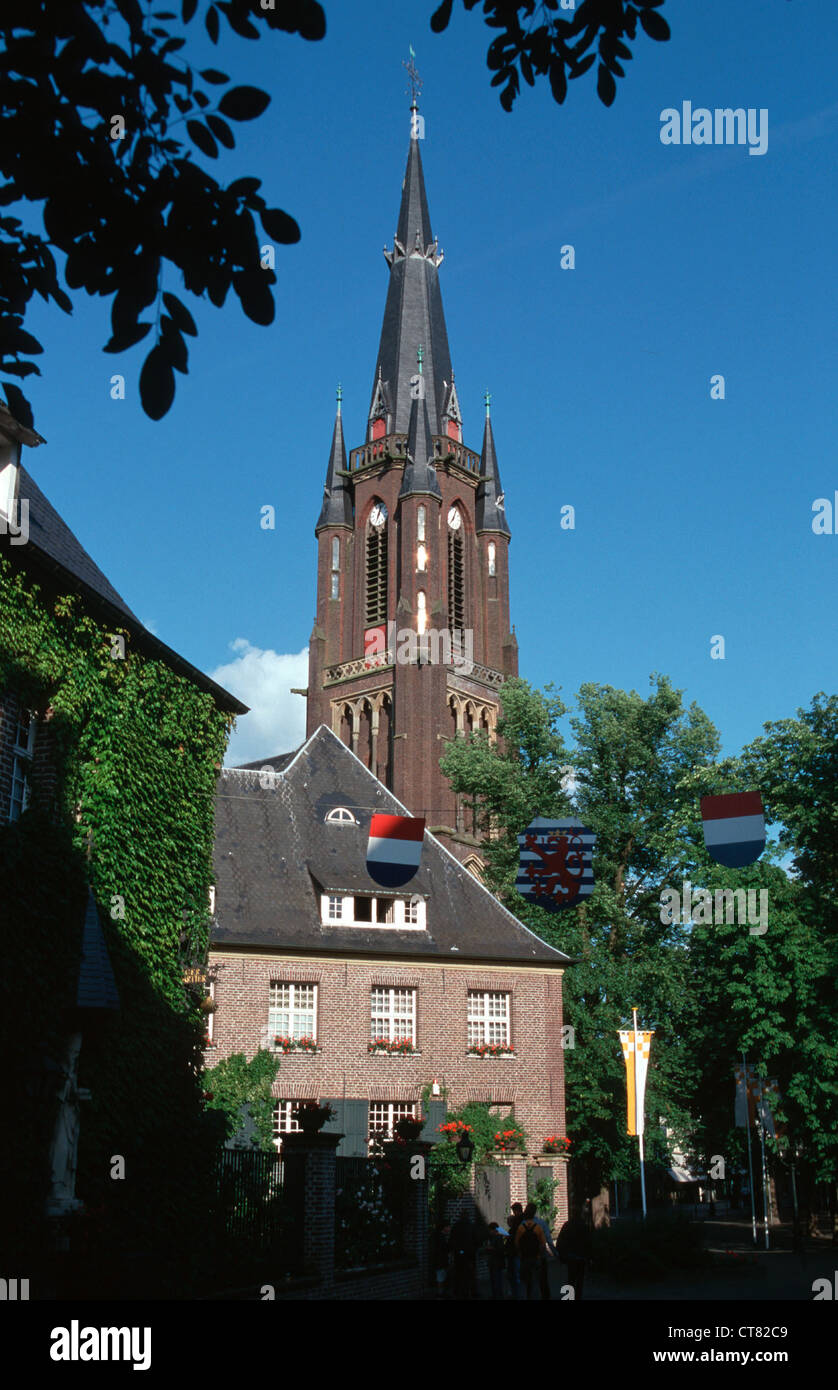 Kevelaer, City View with the Basilica Stock Photo - Alamy