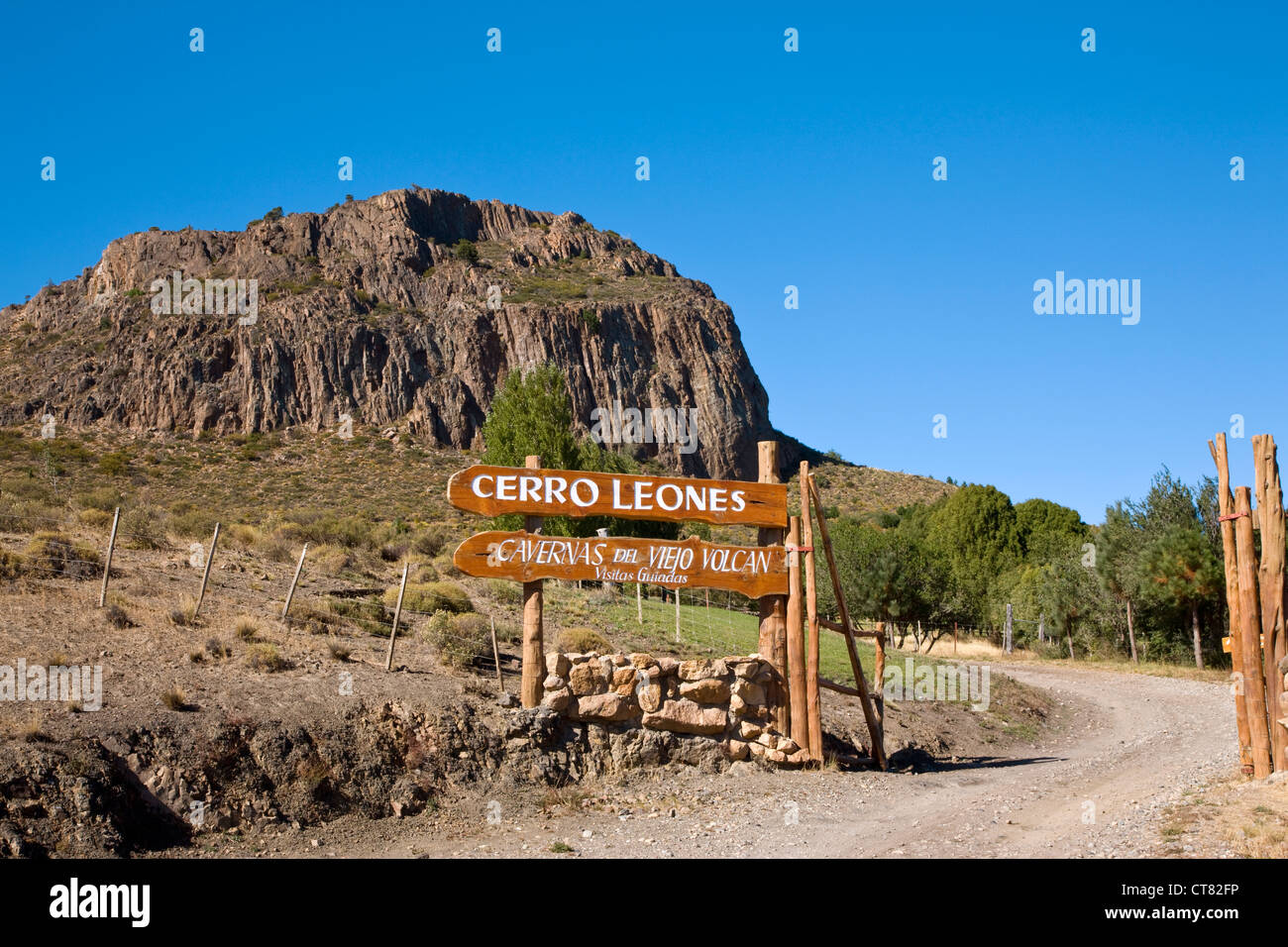 Cerro Leones Cavernas del Viejo Volcan Stock Photo - Alamy