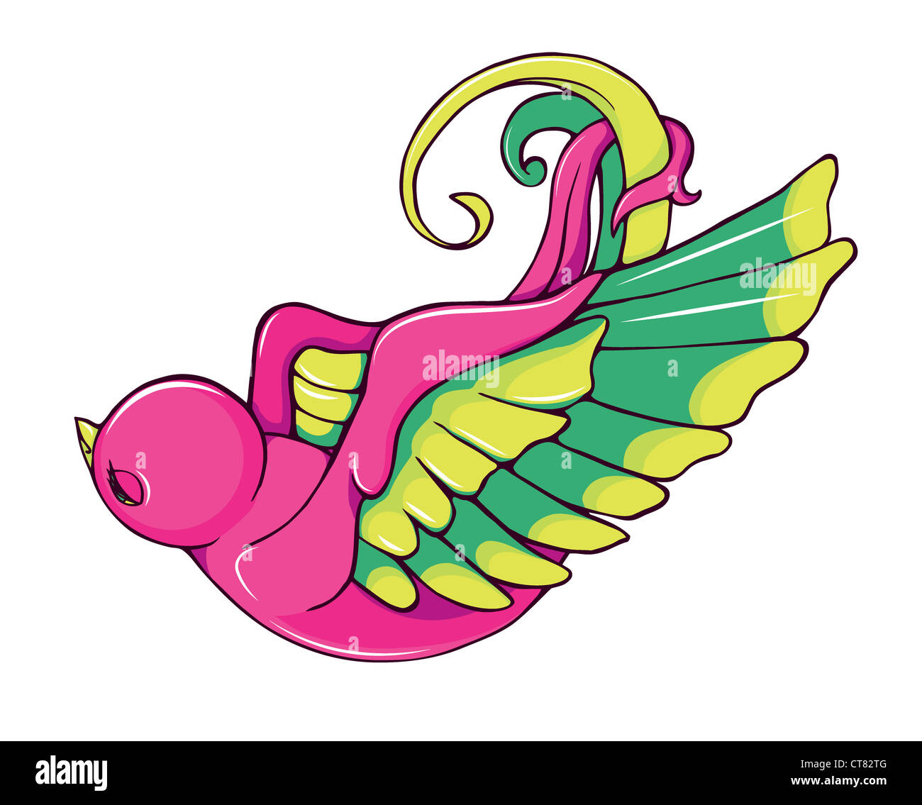 abstract bird illustration Stock Photo - Alamy