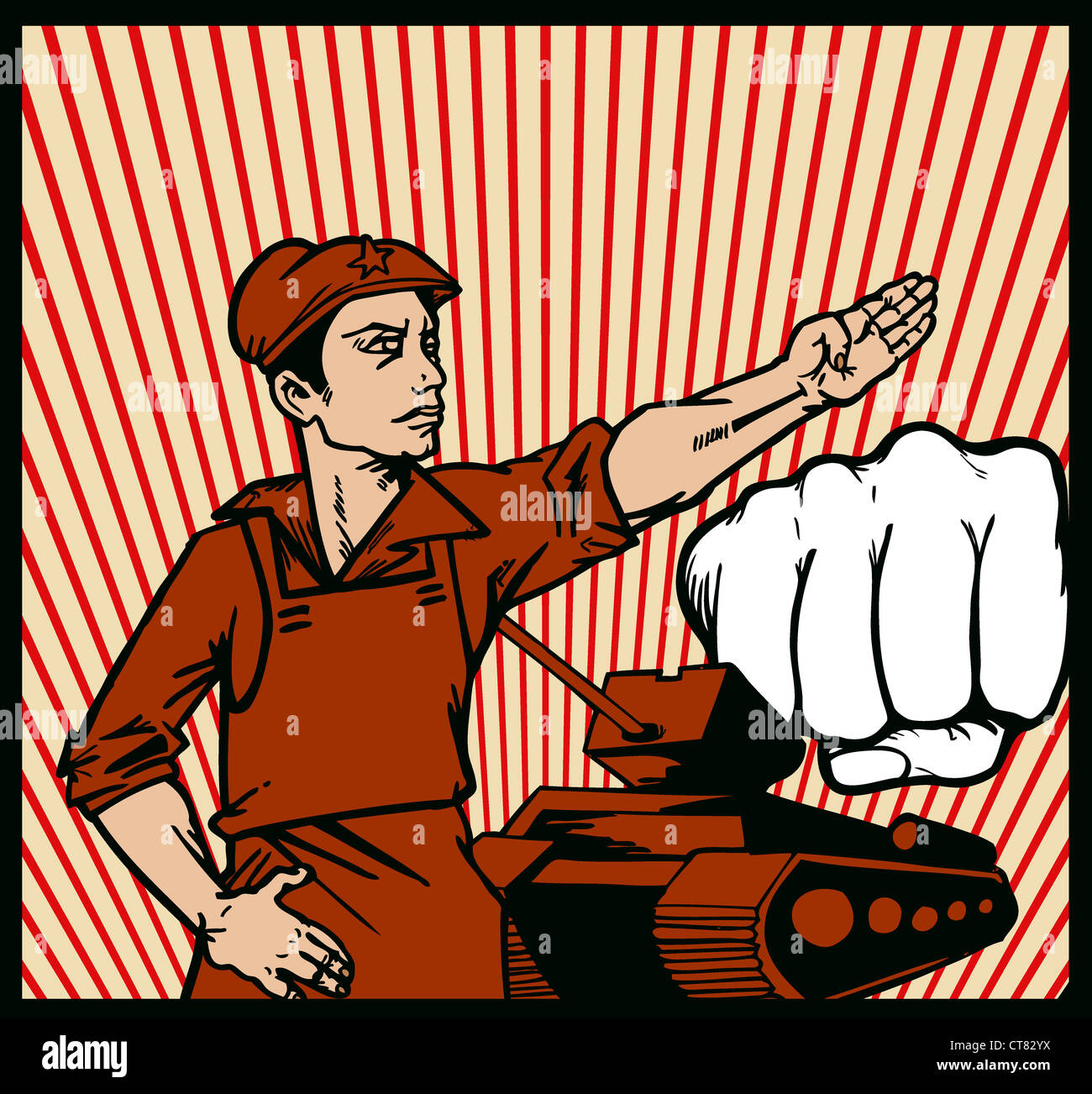 old communism poster Stock Photo - Alamy
