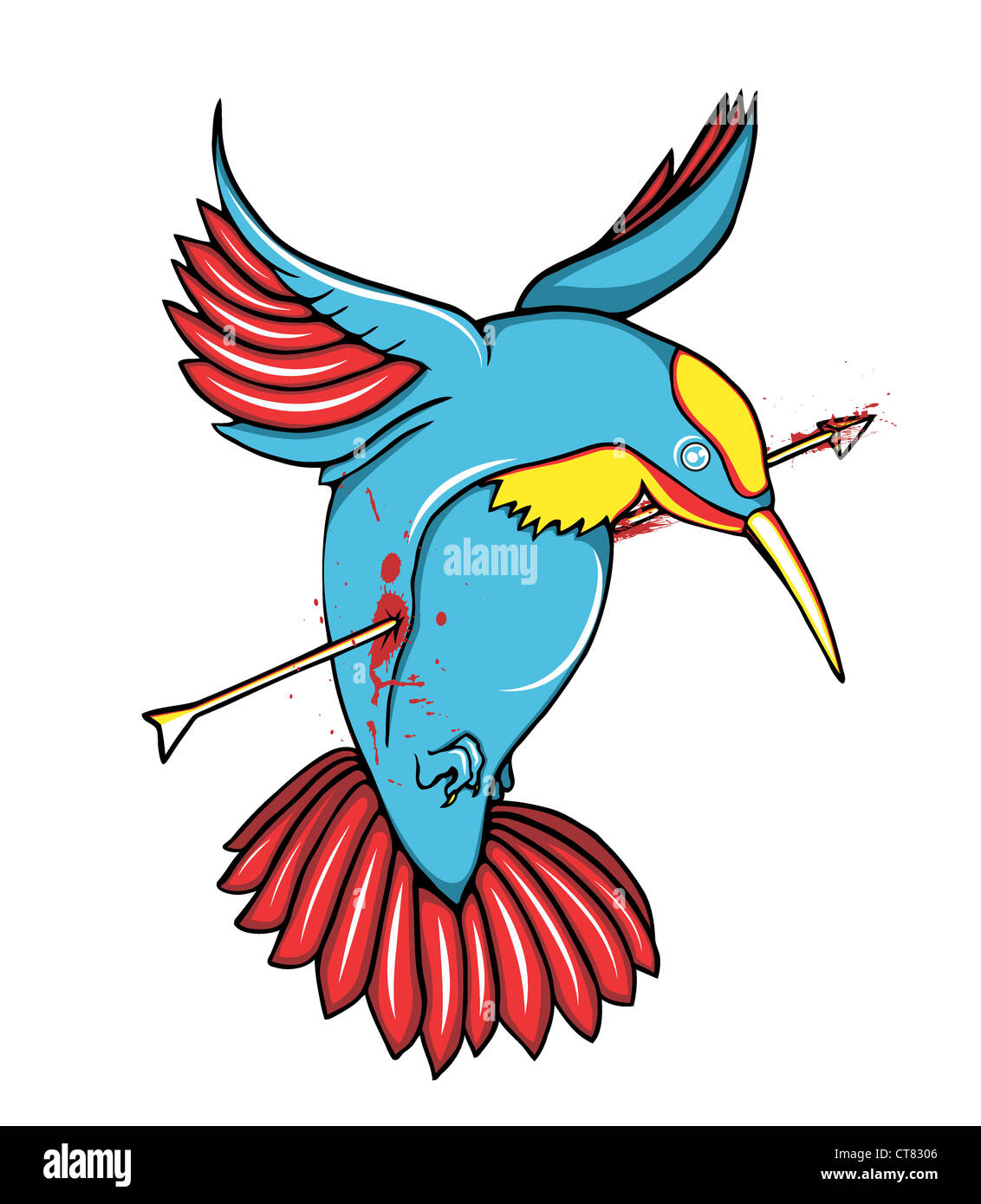abstract bird illustration Stock Photo - Alamy