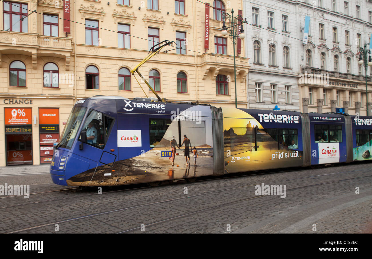Train tramway modern buildings hi-res stock photography and images - Alamy