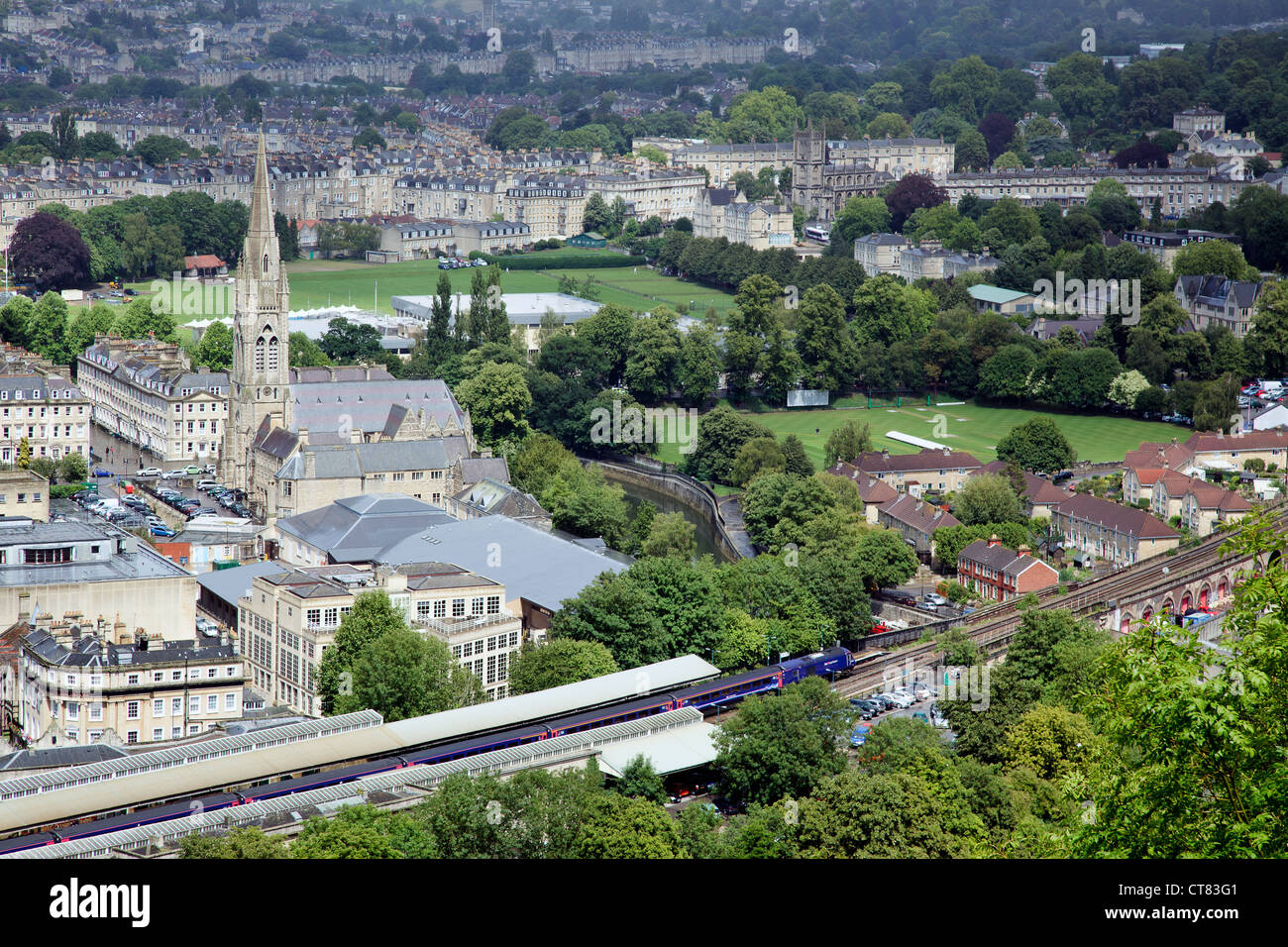City of Bath skyline Stock Photo - Alamy