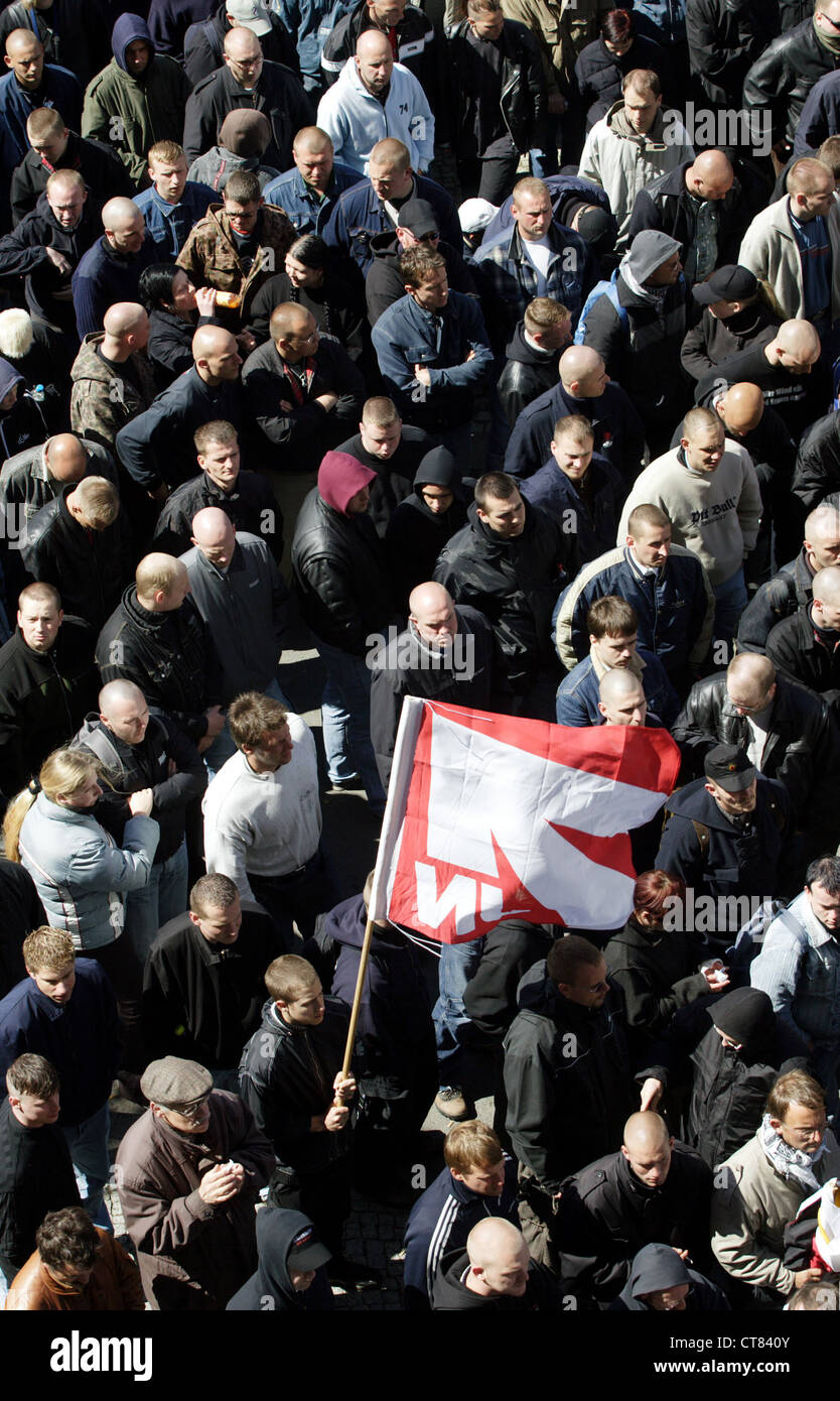 NPD rally in Berlin Stock Photo - Alamy