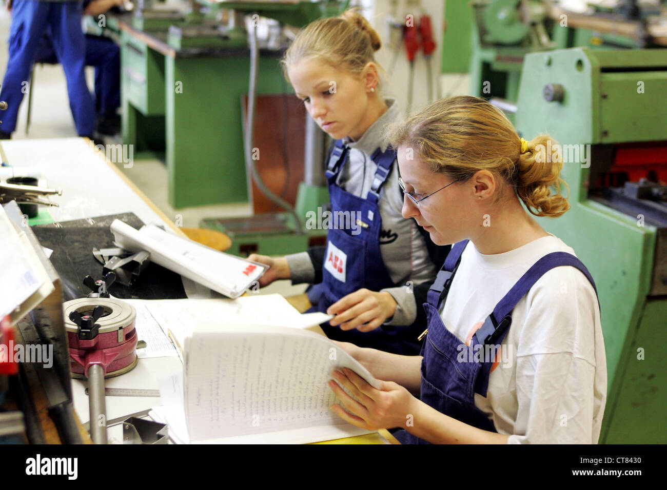 ABB training workshop Pankow Stock Photo - Alamy