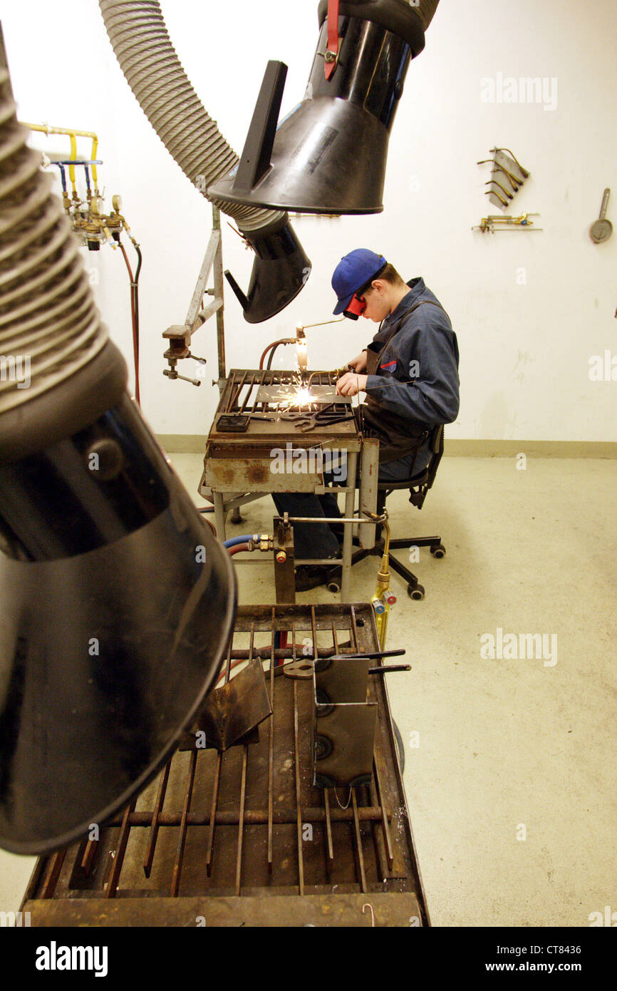 ABB training workshop Pankow Stock Photo - Alamy