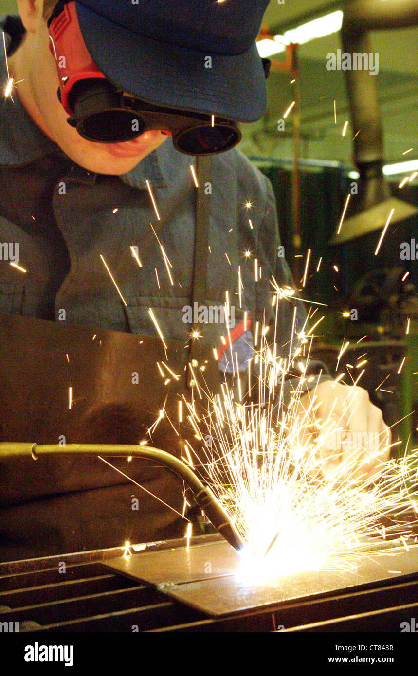 ABB training workshop Pankow Stock Photo - Alamy