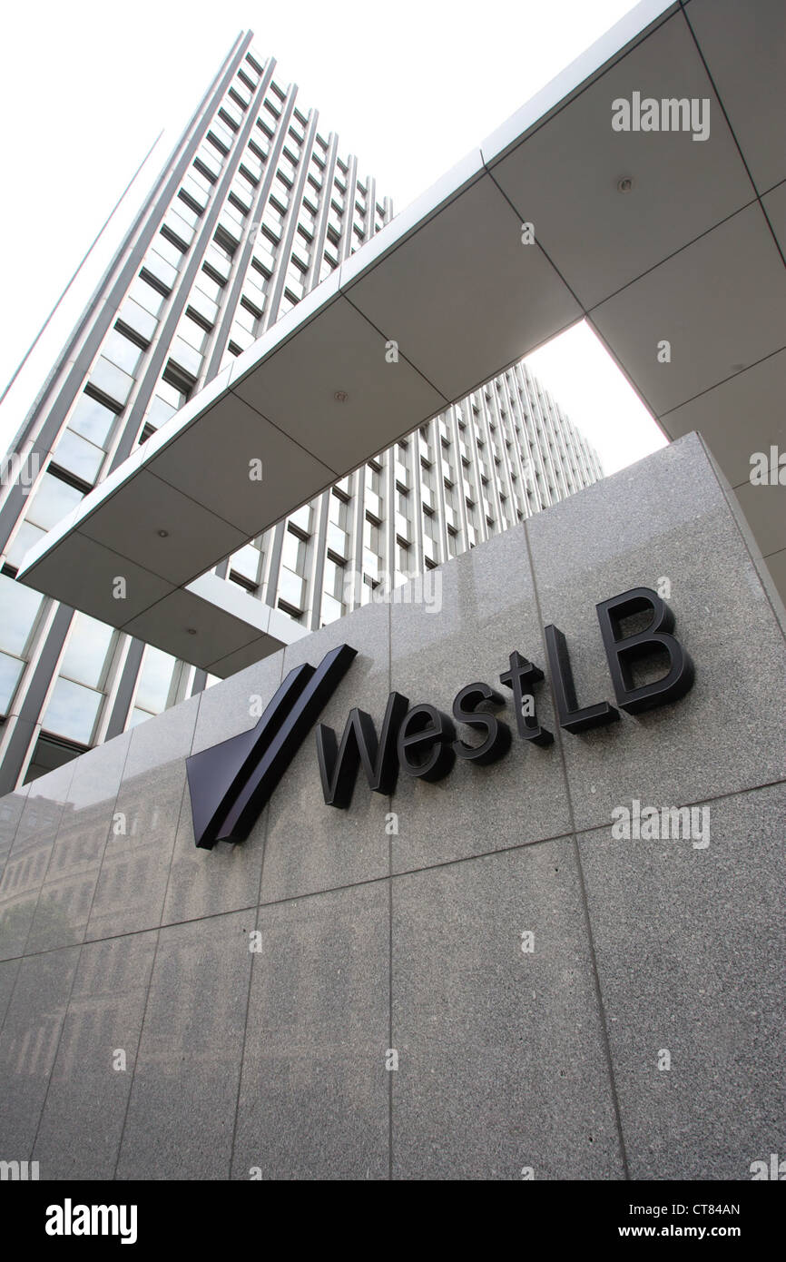 WestLB, West German state bank in Duesseldorf Stock Photo - Alamy
