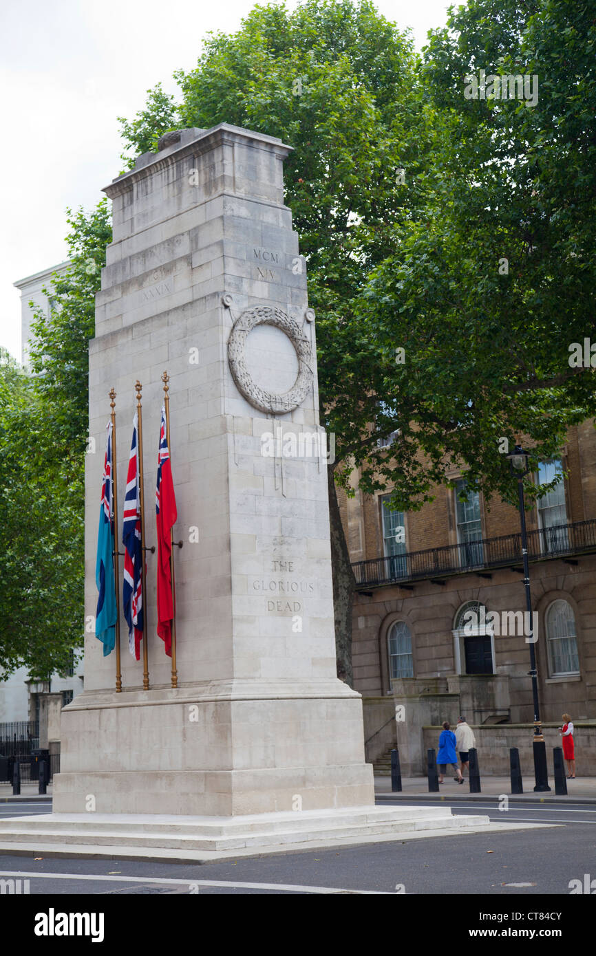 The Cenotaph on Whitehall in London - UK Stock Photo - Alamy