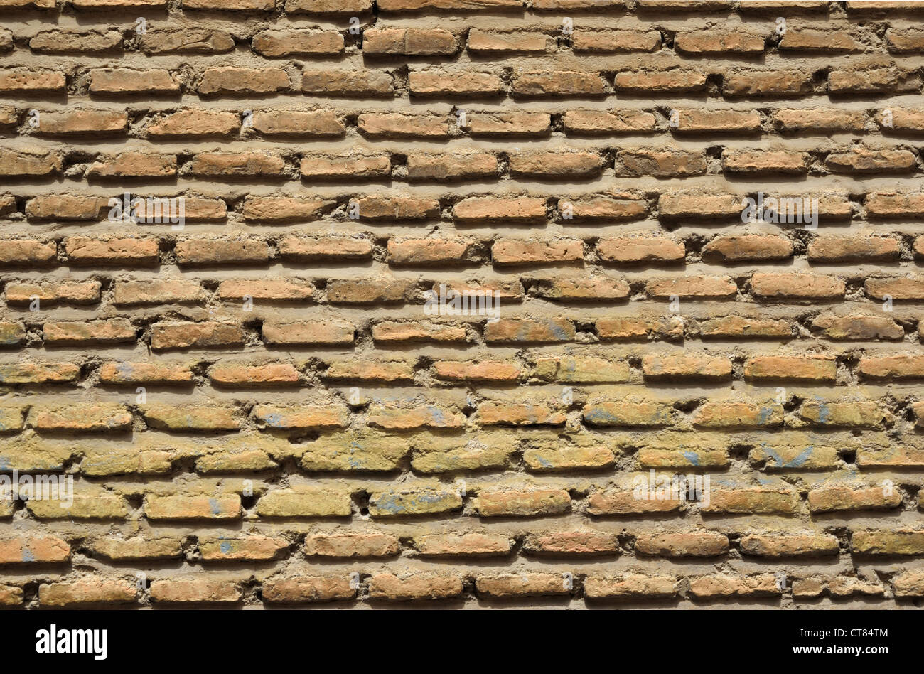 Old spanish brick wall hi-res stock photography and images - Alamy
