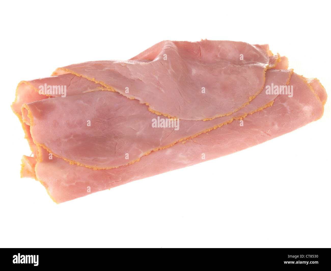 Breaded Ham Slices Stock Photo - Alamy