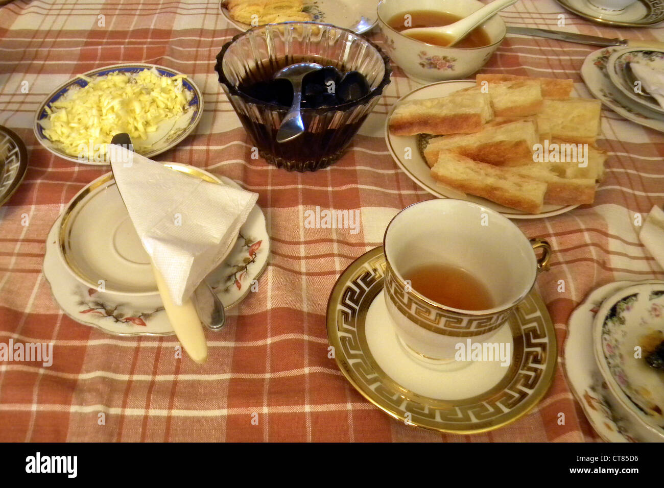 Armenia, Odzun, tea time Stock Photo - Alamy