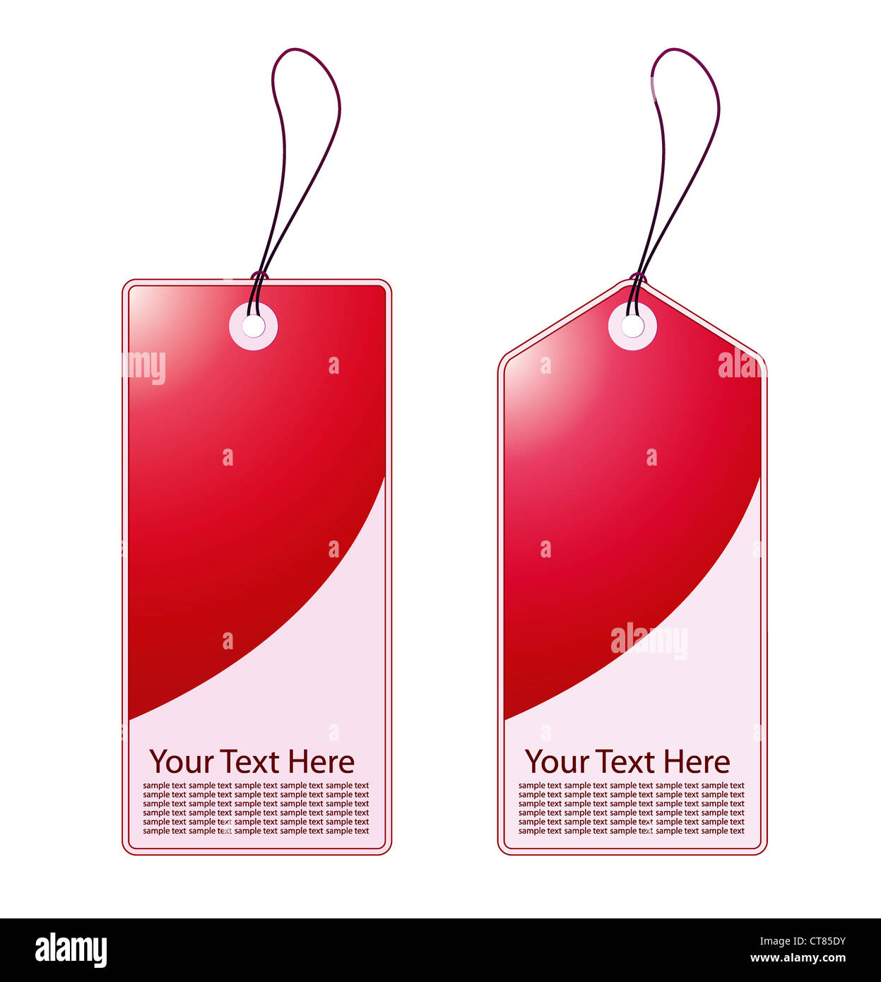 vector shopping tags Stock Photo - Alamy