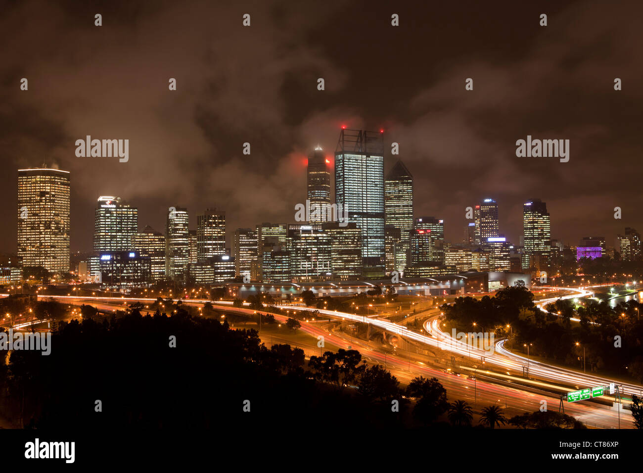 Kings park night perth western hi-res stock photography and images - Alamy