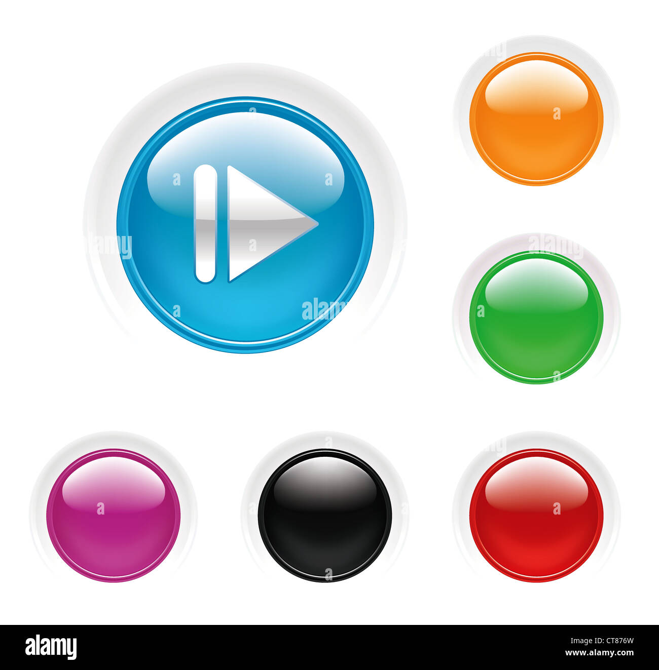 set of vector icons Stock Photo - Alamy